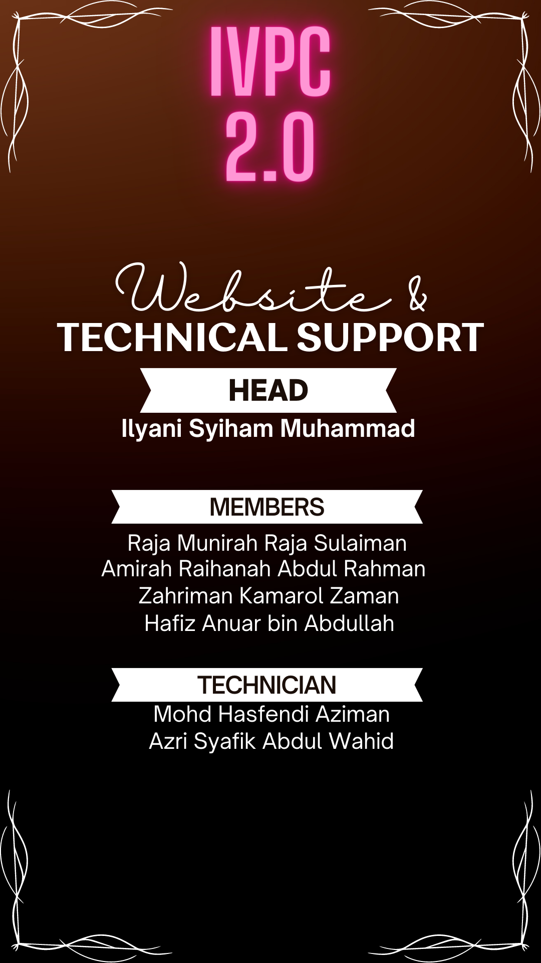 STEERING COMMITTEES – Sejahtera IVPC 2.0