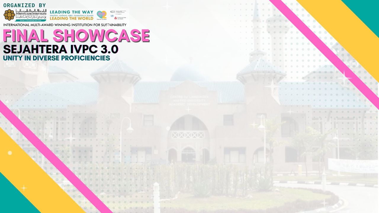 FINAL SHOWCASE – OBJECTIVES OF IVPC 3.0: