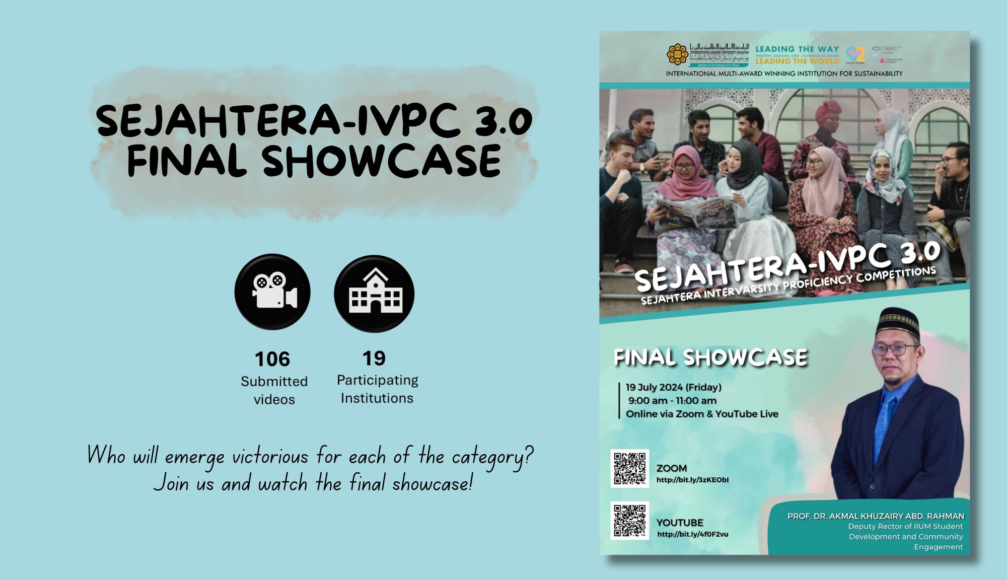 FINAL SHOWCASE – OBJECTIVES OF IVPC 3.0: